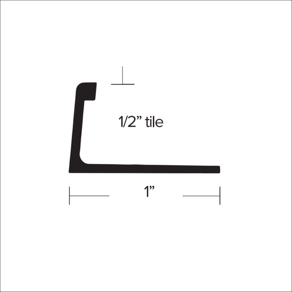 TT 12 - 1/2” TILE TRIM | Powerhold | Quality Floor Installation Products
